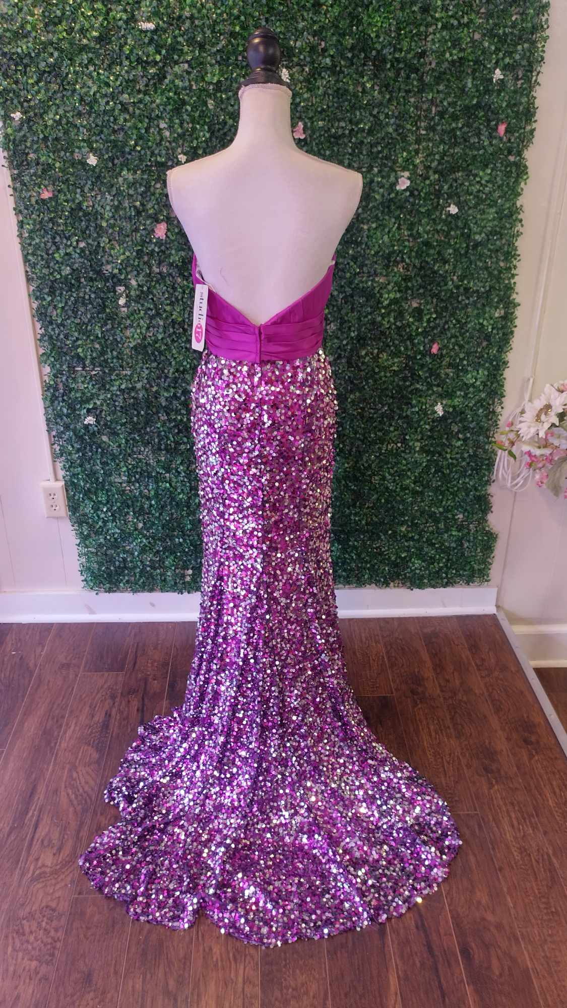 Studio 17 Purple sequin prom dress – My Store